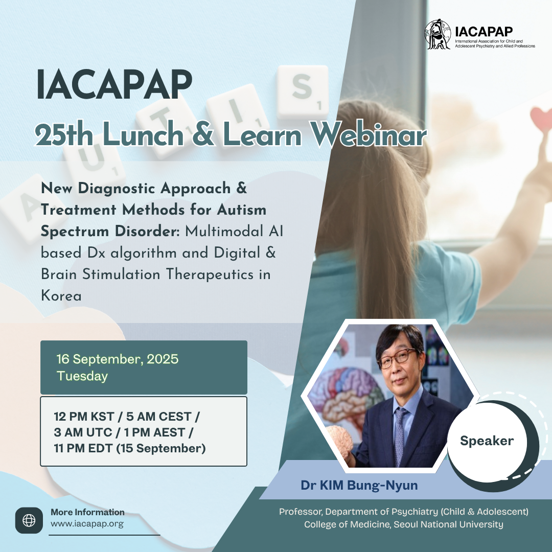 25th IACAPAP Lunch & Learn Webinar - News - IACAPAP
